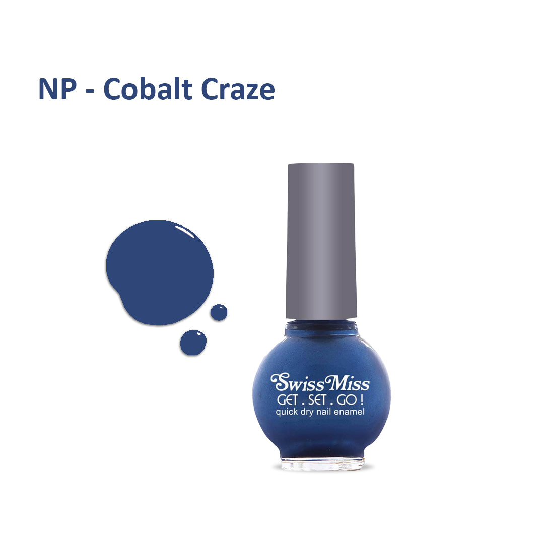 Swiss Miss Nail Polish Cobalt Craze (F-407) - Colorshow.pk