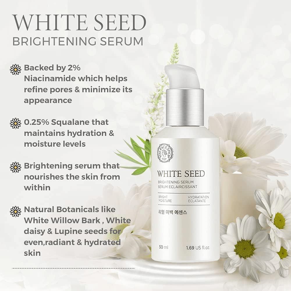 The face shop white seed brightening serum in pakistan | ColorShow