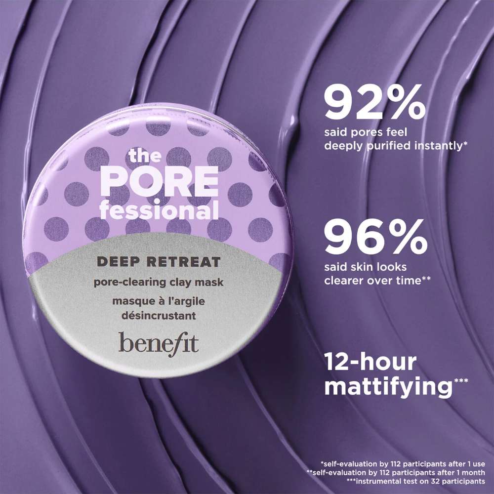 Benefit the porefessional deep retreat pore-clearing clay mask in ...