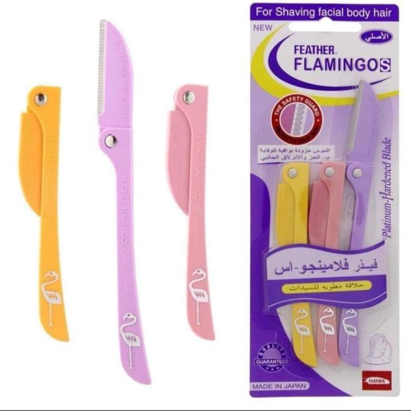 Feather flamingos facial razor | ColorShow